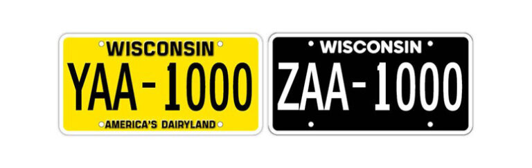 Gov. Evers, WisDOT unveil new blackout and retro license plate designs ...
